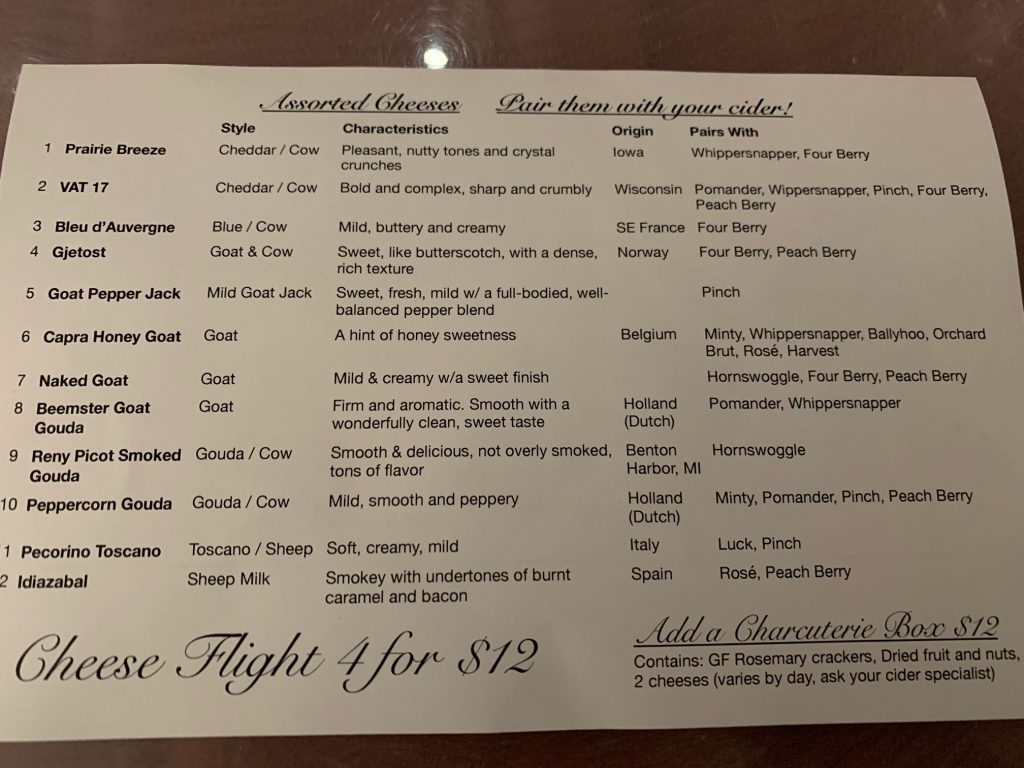Pux-Cider-menu-March-2021 | Grand Rapids Breweries