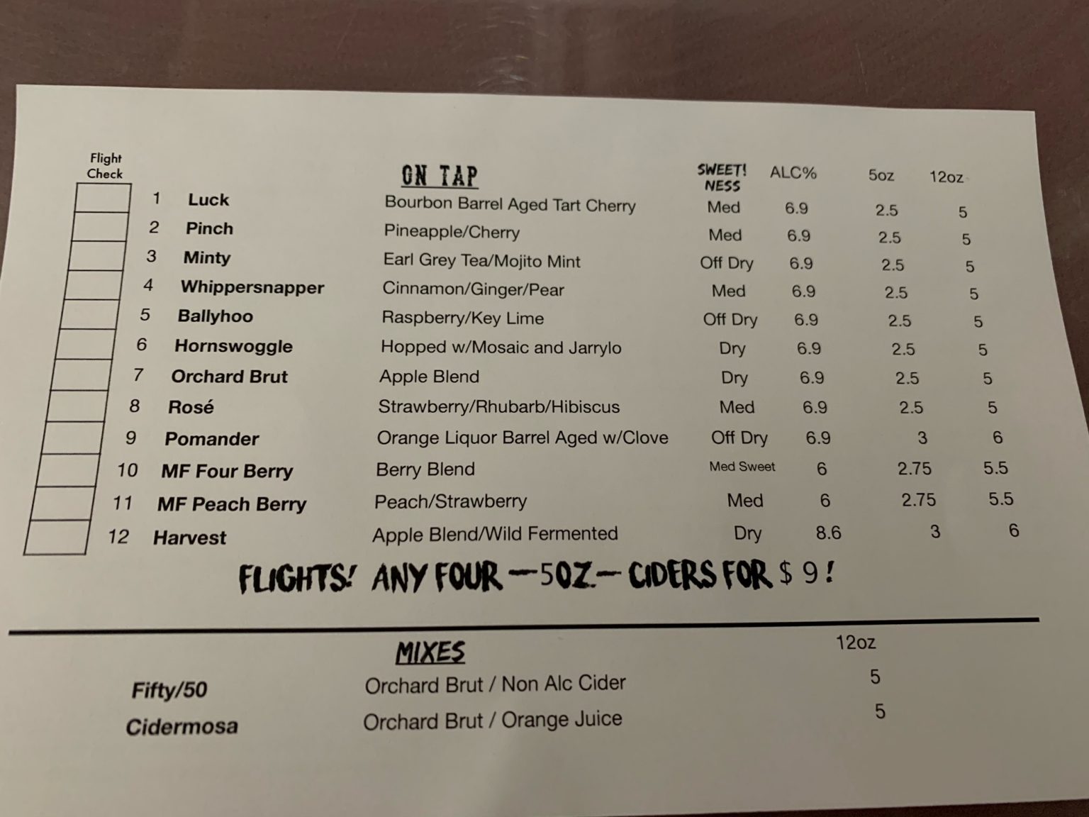 Pux-Cidery-Cheese-menu | Grand Rapids Breweries